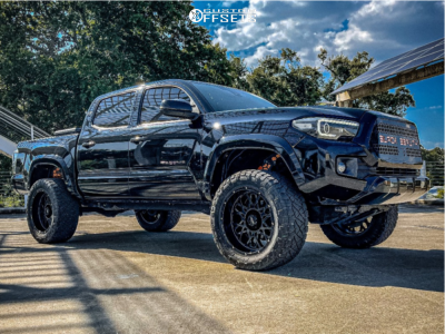 2018 Toyota Tacoma with 20x10 -25 Vision Rocker 412 and 295/55R20 Nitto ...