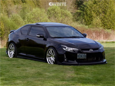 2016 Scion TC with 19x9.5 22 Aodhan Ds02 and 235/35R19 Continental ...