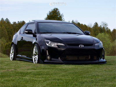 2016 Scion TC with 19x9.5 22 Aodhan Ds02 and 235/35R19 Continental ...