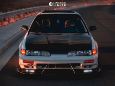 1991 Acura Integra with 15x7 28 Volk Te37 Sonic and 205/50R15 Nitto Neo ...