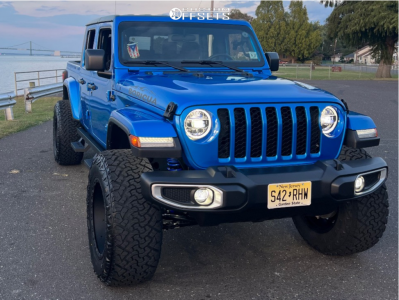 2022 Jeep Gladiator with 20x12 -44 Vision Tactical and 37/13.5R20 Venom ...
