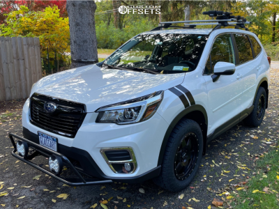 2019 Subaru Forester with 18x8 35 Raceline Boost and 245/60R18 Toyo ...