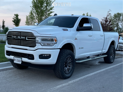 2022 Ram 2500 with 20x9 1 Fuel Rebel and 37/12.5R20 Nitto Ridge ...