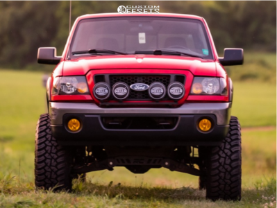 2009 Ford Ranger with 17x8.5 -6 Fuel Trophy and 35/12.5R17 General ...