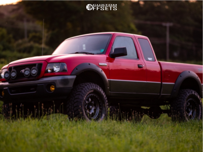 2009 Ford Ranger with 17x8.5 -6 Fuel Trophy and 35/12.5R17 General ...