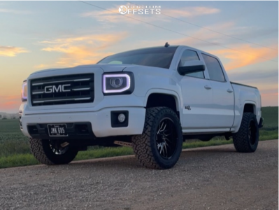 2014 GMC Sierra 1500 Wheel Offset Aggressive > 1" Outside Fender ...