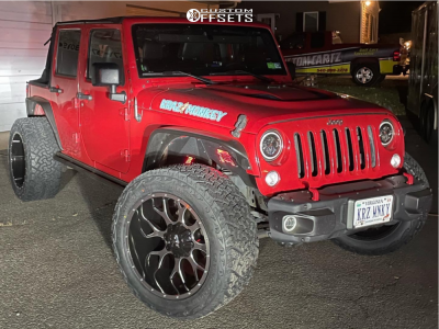 2014 Jeep Wrangler Wheel Offset Hella Stance >5" Stock | 2437192 ...
