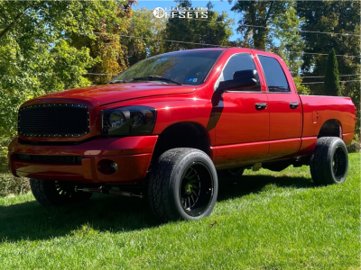 2007 Dodge Ram 2500 with 20x12 -51 ARKON OFF-ROAD Caesar and 305/50R20 ...