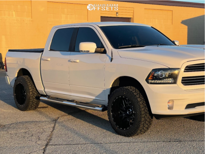 2017 Ram 1500 with 20x12 -51 Vision Brawl and 33/12.5R20 Kenda Klever R ...