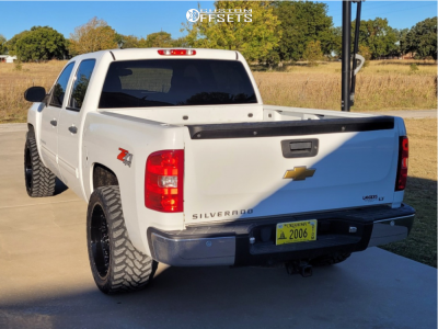 2012 Chevrolet Silverado 1500 with 22x10 -19 Vision Rocker and 33/12 ...