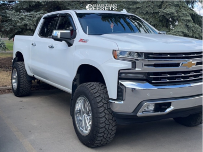2019 Chevrolet Silverado 1500 with 20x12 -51 Cali Offroad Gemini and 35 ...