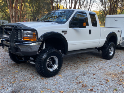 1999 Ford F-250 Super Duty with 16x10 -38 Alloy Ion Style 171 and 315 ...