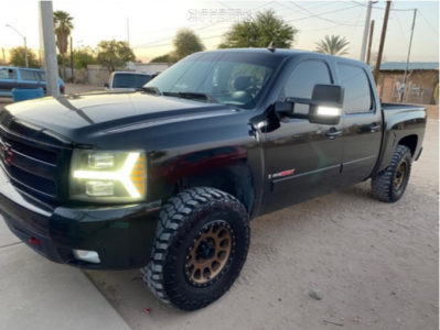 2008 Chevrolet Silverado 1500 with 17x8.5 0 Method 305 Nv and 285/70R17 ...