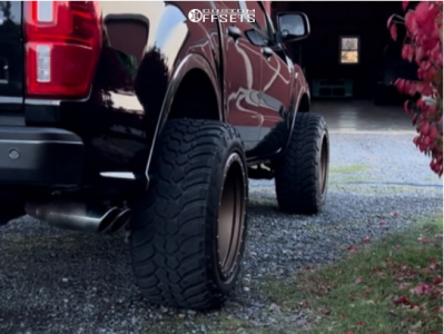 2019 Ford Ranger with 20x12 -52 Method Mr605 and 285/55R20 AMP Mud ...