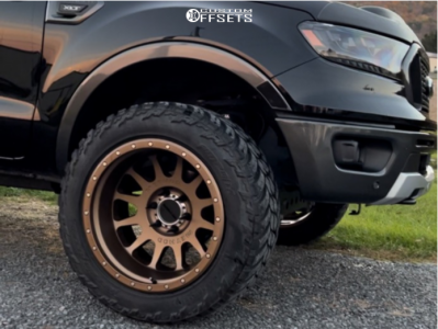 2019 Ford Ranger with 20x12 -52 Method Mr605 and 285/55R20 AMP Mud ...