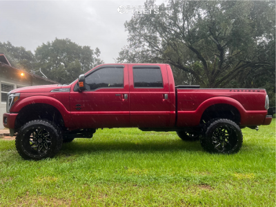 2015 Ford F-250 Super Duty with 22x14 -76 Vision Spyder and 36/13.5R22 ...