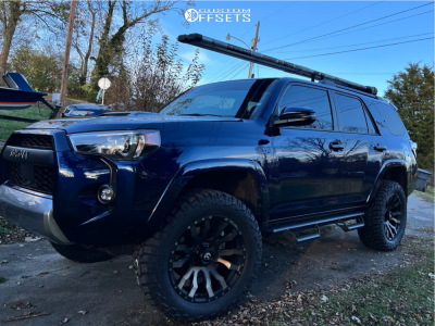 2021 Toyota 4Runner with 20x9 1 Fuel Blitz and 305/55R20 Cooper ...