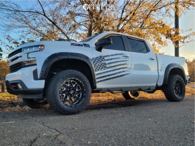 2020 Chevrolet Silverado 1500 Wheel Offset Aggressive > 1" Outside ...