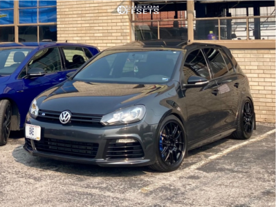 2013 Volkswagen Golf R with 18x8.5 43 Enkei Gtc02 and 225/40R18 ...