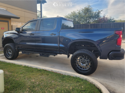 2022 Chevrolet Silverado 1500 with 20x9 -12 Pro Comp Series 40 and 35/ ...