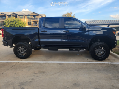 2022 Chevrolet Silverado 1500 with 20x9 -12 Pro Comp Series 40 and 35/ ...
