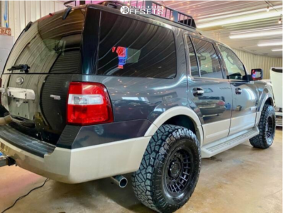 2007 Ford Expedition with 17x9 1 Fuel Militia and 315/70R17 Nitto Ridge ...