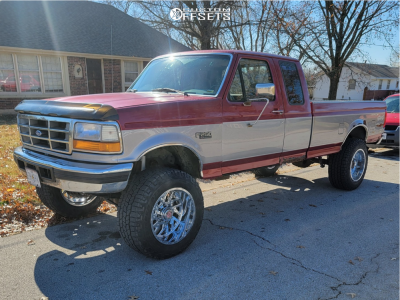 1994 Ford F-250 with 20x12 -44 TIS 544C and 35/12.5R20 Cooper ...