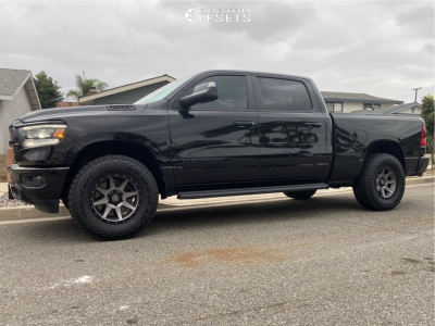 2019 Ram 1500 with 18x9 0 Icon Alloys Rebound and 295/70R18 Falken ...