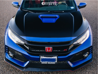 2017 Honda Civic with 18x9.5 35 Enkei Kojin and 255/35R18 Accelera Phi ...