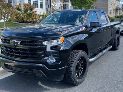 2022 Chevrolet Silverado 1500 Wheel Offset Aggressive > 1" Outside ...