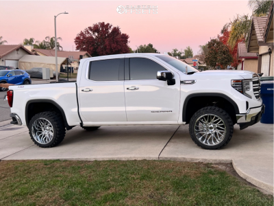 2022 GMC Sierra 1500 with 22x12 -51 Vision Brawl and 33/12.5R22 ...