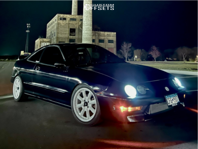 2000 Acura Integra with 16x8 25 Enkei Compe and 205/45R16 Nitto Neo Gen ...