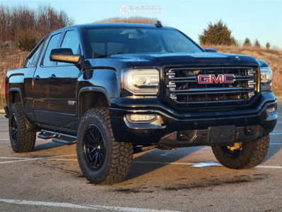2016 GMC Sierra 1500 with 18x9 -12 Fuel Rebel 6 and 275/70R18 Cooper ...