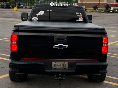 2017 Chevrolet Silverado 1500 with 22x12 -51 Vision Rocker and 33/13 ...