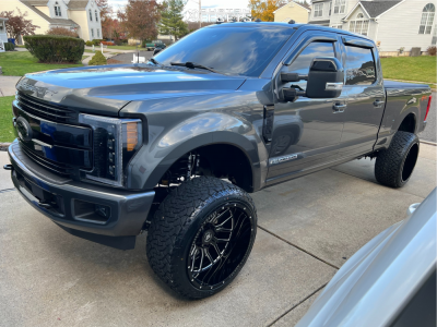 2019 Ford F-250 Super Duty with 24x14 -76 Axe Offroad Ax6.0 and 35/13 ...