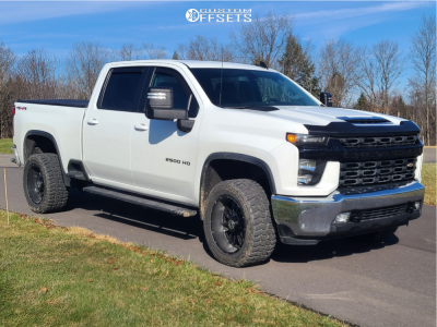 2022 Chevrolet Silverado 2500 HD Wheel Offset Aggressive > 1" Outside ...