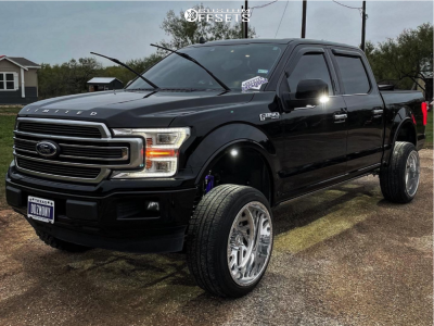 2019 Ford F-150 with 22x12 -40 American Force Rook Ss and 275/45R22 ...