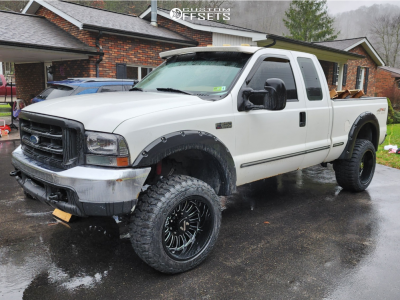 1999 Ford F-250 Super Duty Wheel Offset Aggressive > 1" Outside Fender ...