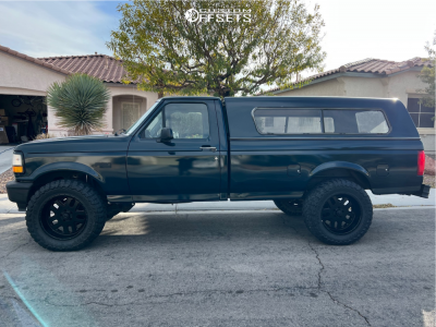 1994 Ford F-150 with 20x9 18 TIS 539b and 35/12.5R20 Toyo Tires Open ...