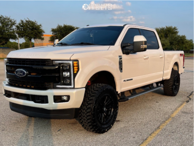 2017 Ford F-250 Super Duty with 20x9 1 Fuel Rebel 8 and 35/12.5R20 Toyo ...