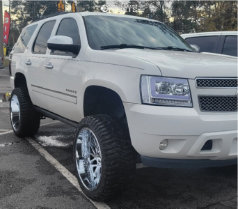 2009 Chevrolet Tahoe with 24x12 -51 Vision Brawl and 35/13.5R24 Radar ...