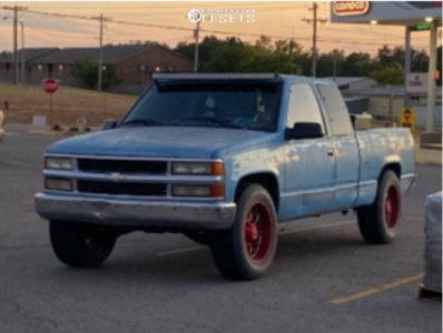 1996 Chevrolet C1500 with 20x10 -12 Impact 813R and 275/65R20 Sailun ...