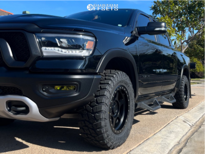 2021 Ram 1500 with 18x9 0 Falcon Off-Road T1 and 33/12.5R18 Landspider ...