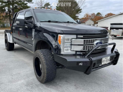 2017 Ford F-250 Super Duty Wheel Offset Aggressive > 1" Outside Fender ...
