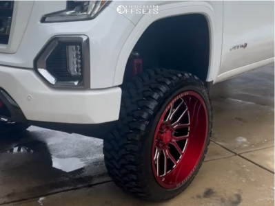 2020 GMC Sierra 1500 with 24x12 -42 Axe Offroad Ax6.2 and 35/12.5R24 ...