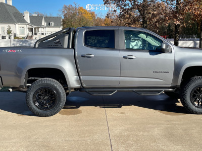 2022 Chevrolet Colorado with 18x9 1 Fuel Rebel 6 and 275/65R18 Nitto ...