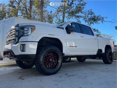 2022 GMC Sierra 2500 HD with 20x10 -18 Fuel Hurricane and 35/12.5R20 ...