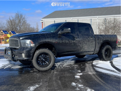 2017 Ram 1500 Wheel Offset Aggressive > 1" Outside Fender Leveling Kit ...