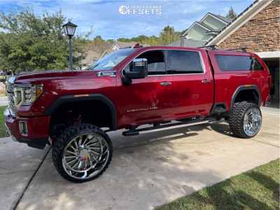 2021 GMC Sierra 2500 HD Wheel Offset Super Aggressive 3"-5" Suspension ...