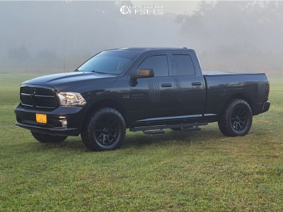 2016 Ram 1500 with 20x9 0 Alloy Ion Style 143 and 35/12.5R20 BFGoodrich ...